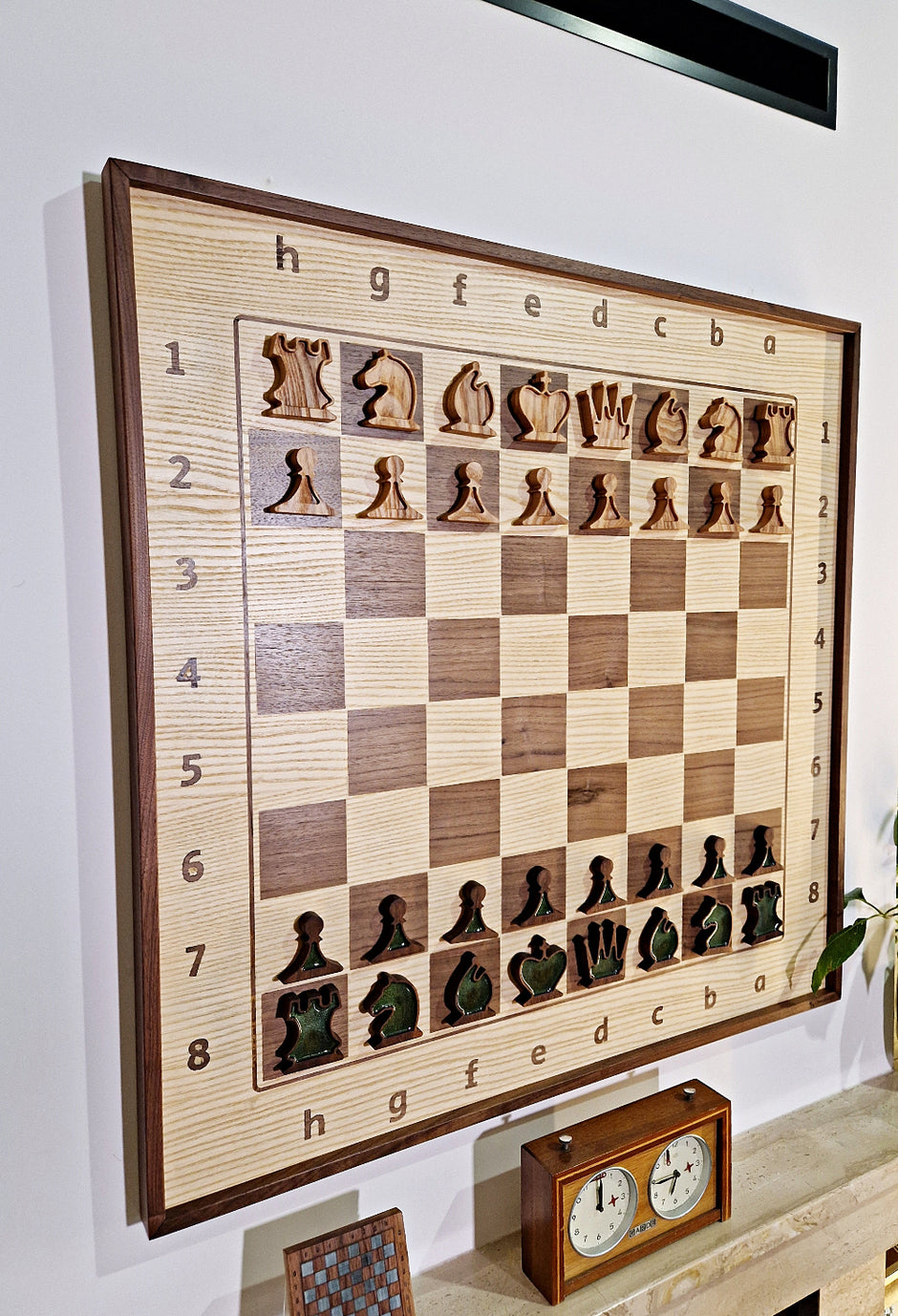 Vertical & Hanging Chess Boards (Handcrafted Wood) – ChessboArt